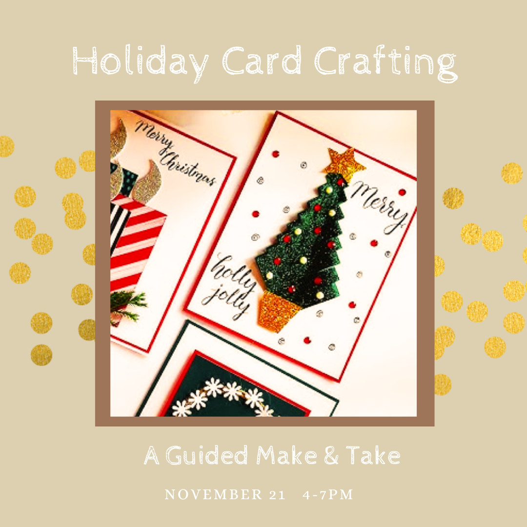 Holiday Card Crafting: Make and Take – The Painted Moth